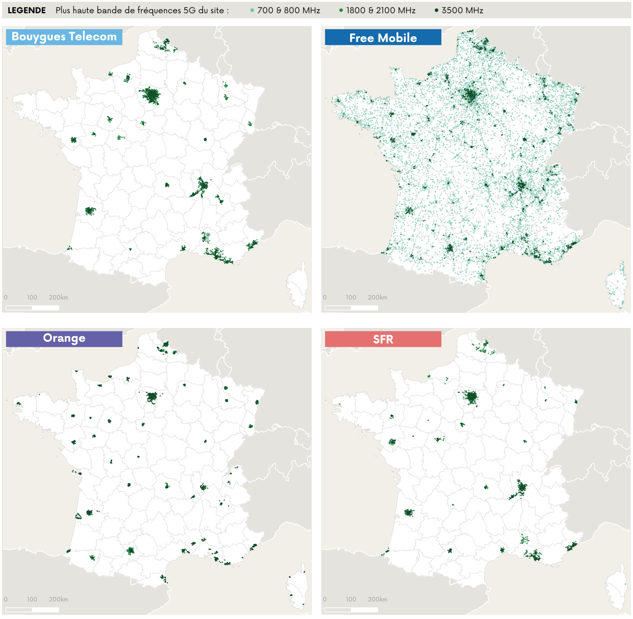 Observatoire du déploiement 5G - Juillet 2021 | Arcep